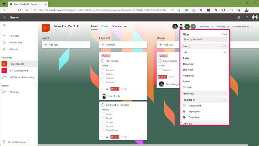 Microsoft Planner Free – Focus | Plan | Do It!