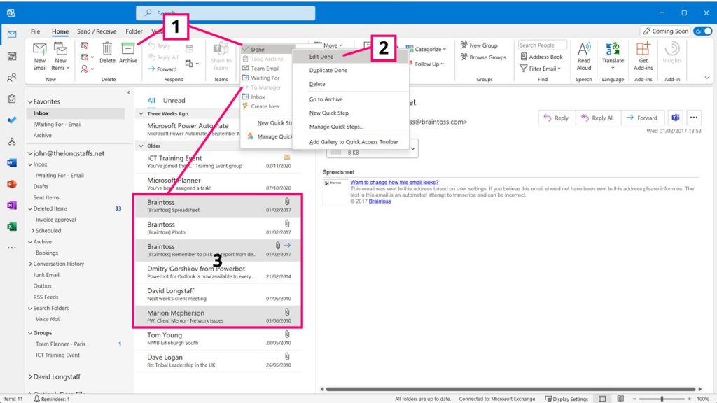 Microsoft Outlook – Focus | Plan | Do It!